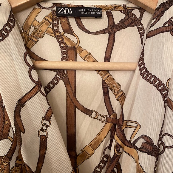 Zara | Tops | Zara Silk Body | Poshmark
